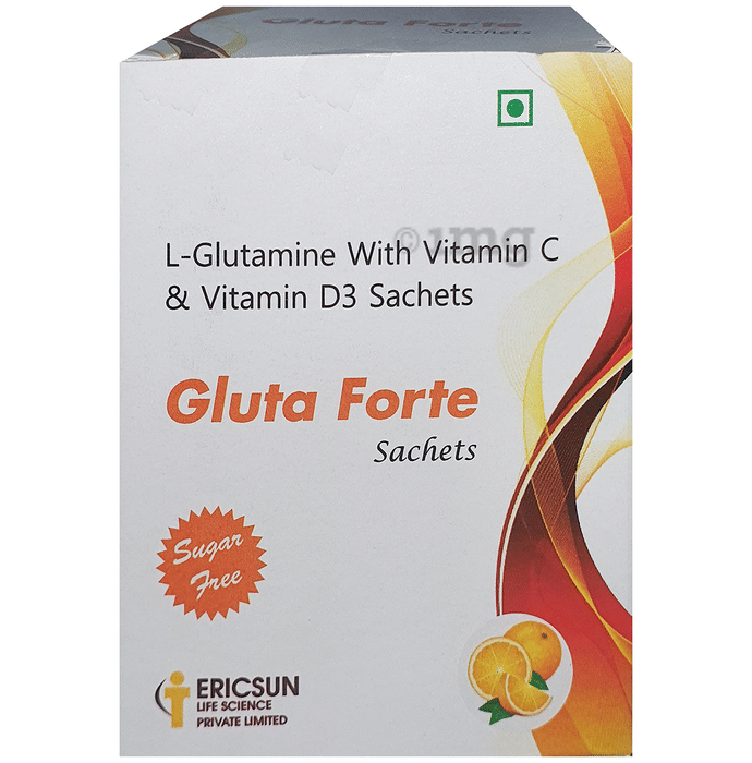 Gluta Forte Sachet (15gm Each) Sugar Free: Buy box of 10.0 granules at ...