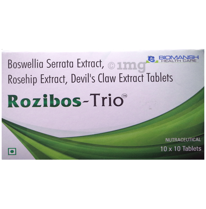 Rozibos-Trio Tablet: Buy strip of 10.0 tablets at best price in India | 1mg