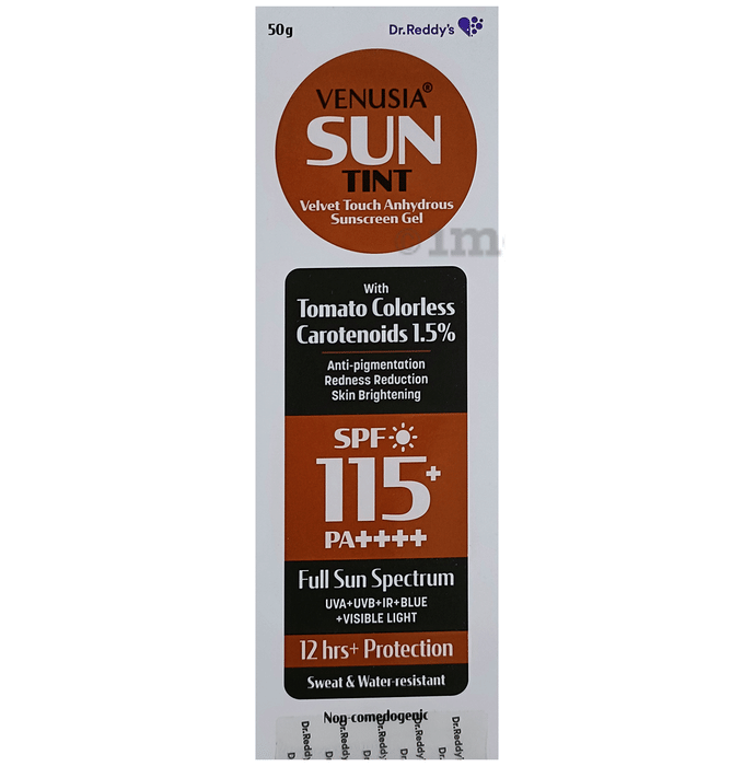 Venusia Sun Tint Velvet Touch Sunscreen Gel SPF 115+ PA++++: Buy tube ...