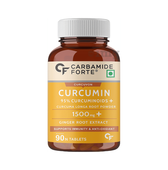 Carbamide Forte Curcumin Tablet with Curcuma Longa, Piperine & Ginger ...
