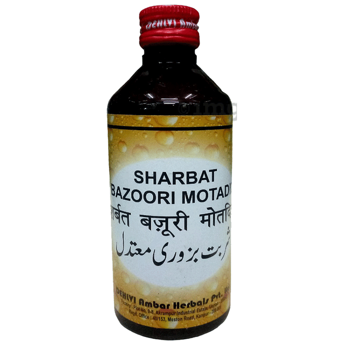 Dehlvi Sharbat Bazoori Motadil Liquid (200ml Each): Buy combo pack of 2 ...