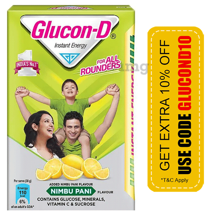 Glucon-D with Glucose, Calcium, Vitamin C & Sucrose | Nutrition Booster ...