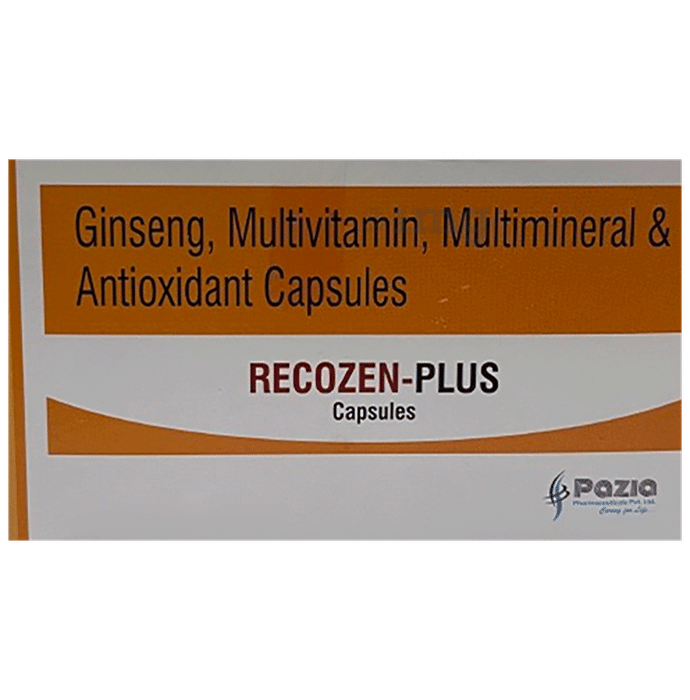 Recozen-Plus Capsule: Buy strip of 10.0 capsules at 𝗯𝗲𝘀𝘁 𝗽𝗿𝗶𝗰𝗲 in India ...