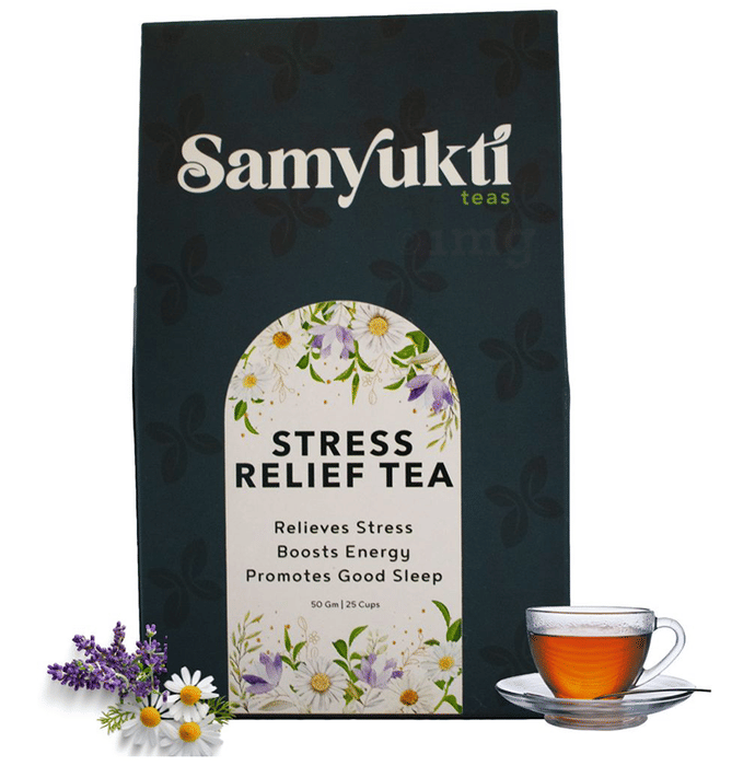 Samyukti Stress Relief Tea: Buy packet of 50 gm Leaves at best price in ...