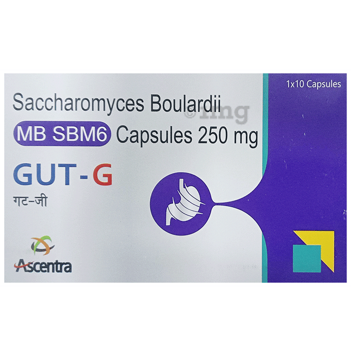 Gut-G Capsule: Buy strip of 10.0 capsules at 𝗯𝗲𝘀𝘁 𝗽𝗿𝗶𝗰𝗲 in India | 1mg