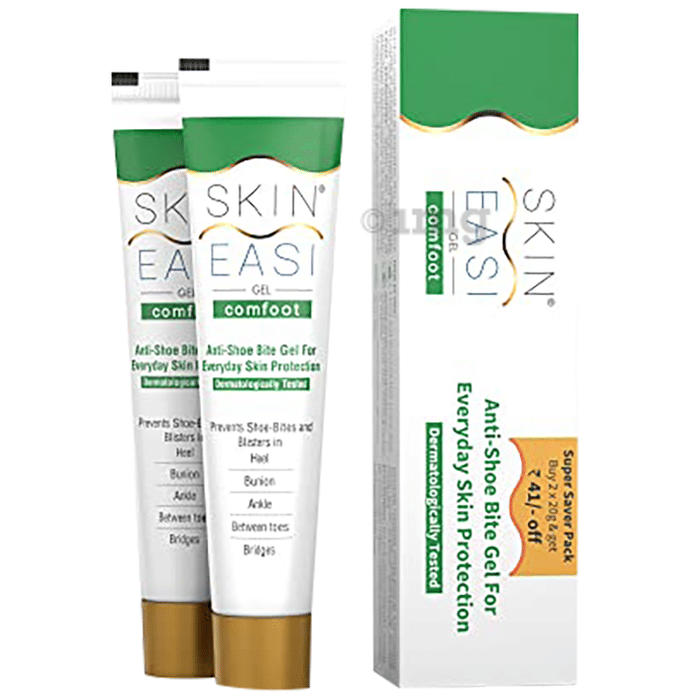 SkinEasi Comfoot Anti-Shoe Bite Gel (20gm Each): Buy combo pack of 2 ...