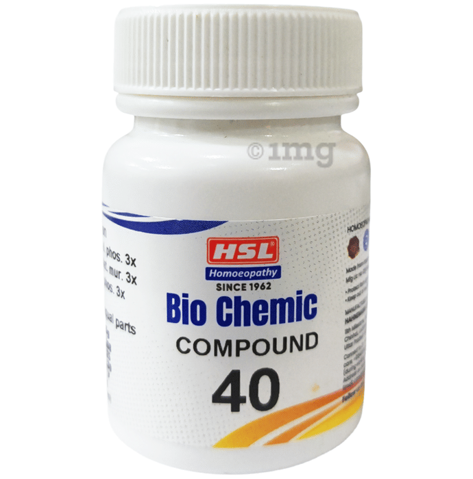 HSL Bio Chemic Compound 40 Biochemic Tablet: Buy bottle of 25.0 gm ...