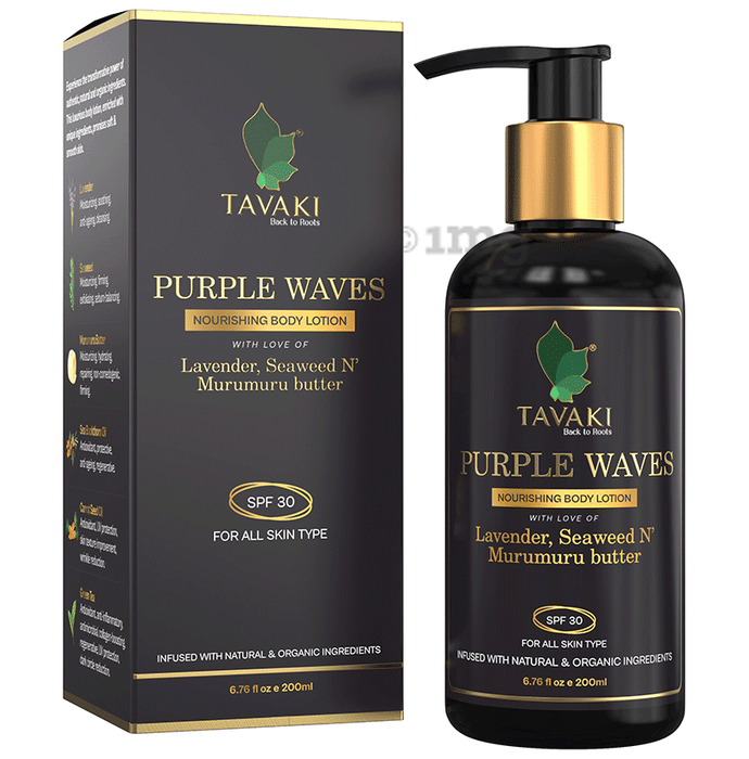 Tavaki Purple Waves Nourishing Body Lotion SPF 30: Buy pump bottle of 200.0 ml Lotion at best ...