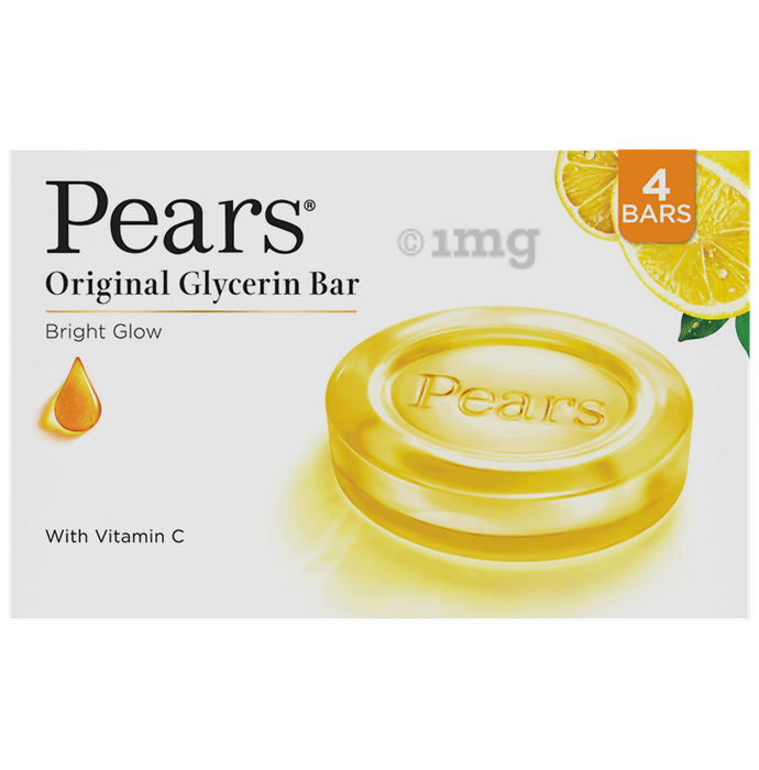 Pears Original Glycerin Soap Bar (125gm Each): Buy box of 4.0 soaps at ...