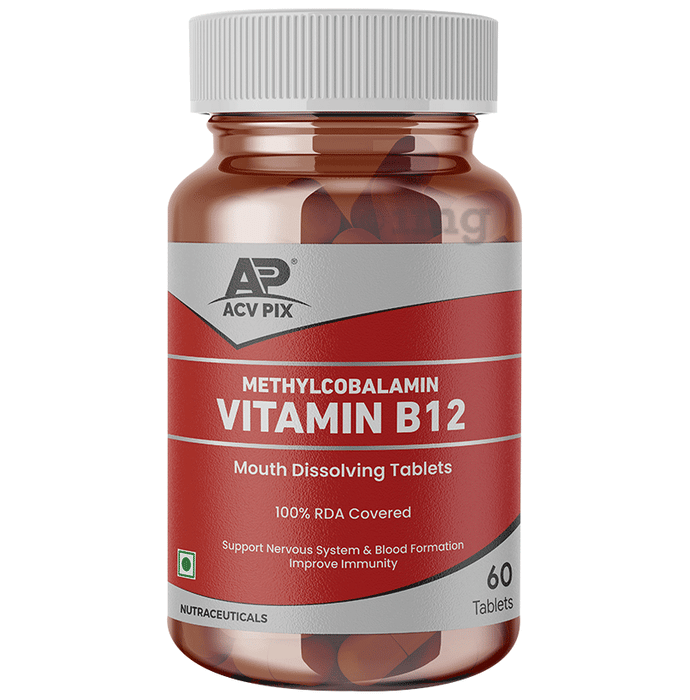 ACV-PIX Vitamin B12 Mouth Dissolving Tablet: Buy bottle of 60.0 tablet ...