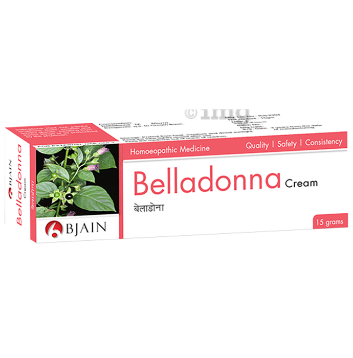 Bjain Belladonna Cream: Buy tube of 15.0 gm Cream at best price in ...
