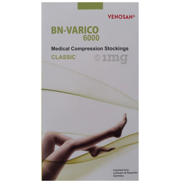 BN-VARICO 6000 Medical Compression Stockings Classic Knee Length XXL ...