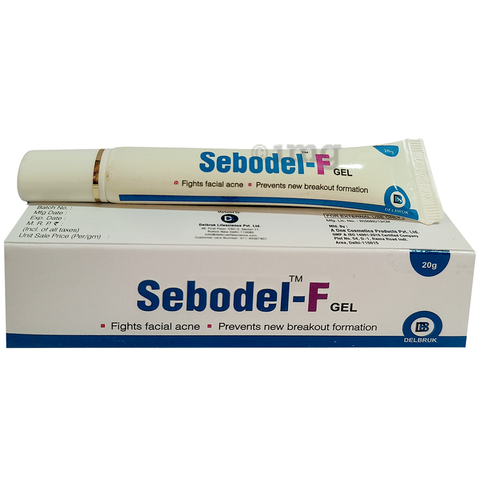 Sebodel-F Gel: Buy tube of 20.0 gm Gel at best price in India | 1mg