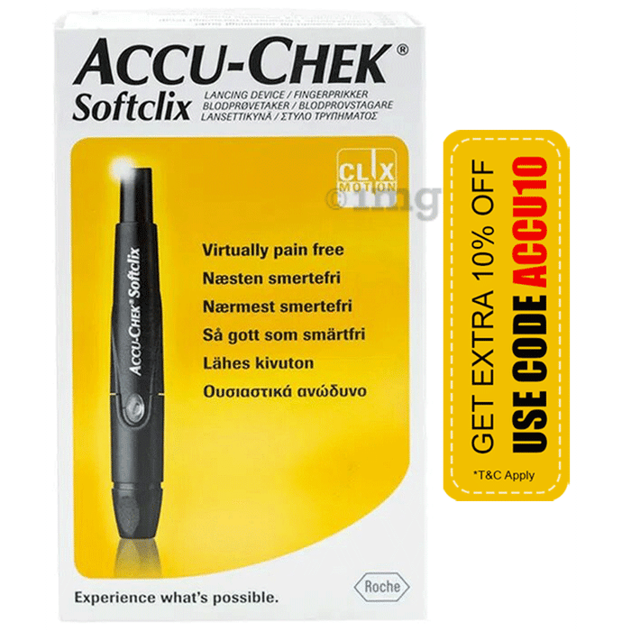 Accu-Chek Softclix Lancing Device | Virtually Pain-Free | Diabetes ...