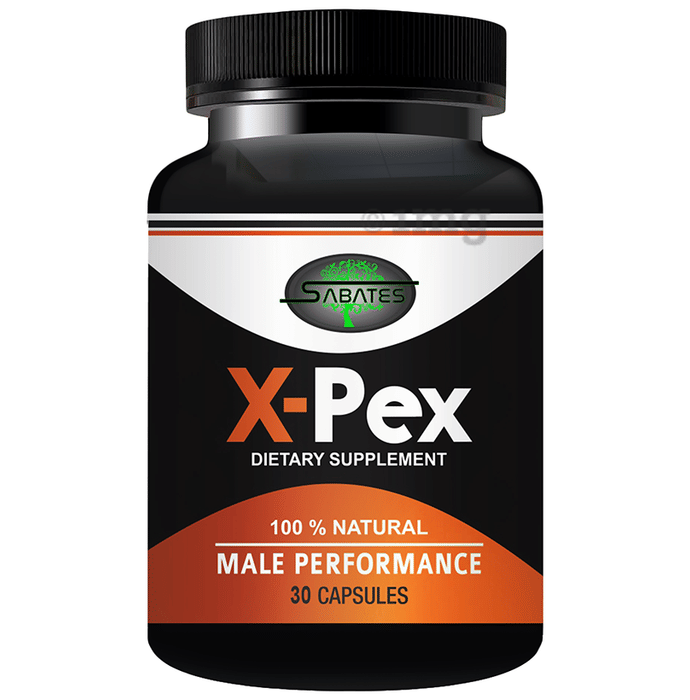 Sabates X-Pex Male Performance Capsule: Buy bottle of 30.0 capsules at ...