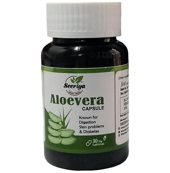 Seeriya Aloevera Vegetarian Capsule Vegicap: Buy bottle of 30.0 ...