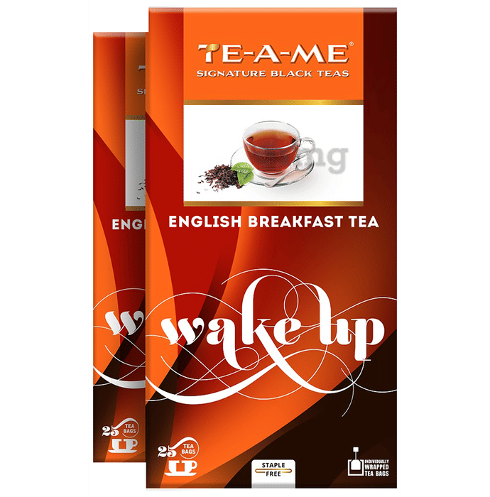 TE-A-ME English Breakfast Black Tea Bags (25 Each): Buy combo pack of 2 ...