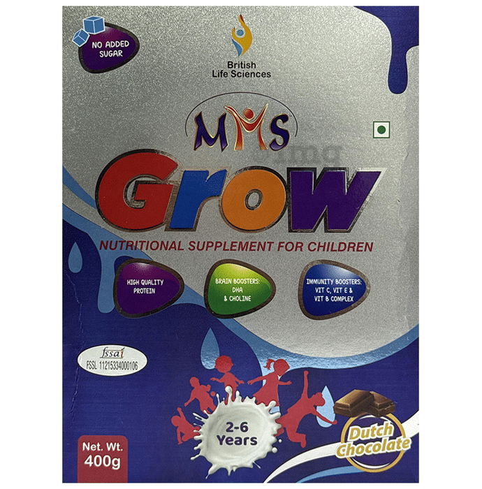 Mms Grow Nutritional Supplement for Children 2-6 Years Powder Dutch ...