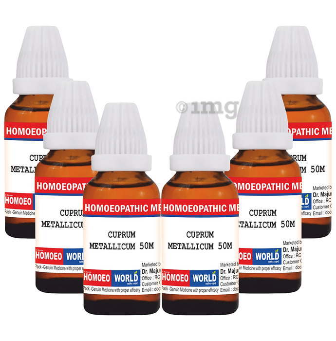 Dr. Majumder Homeo World Cuprum Metallicum Dilution (30ml Each) 10M ...