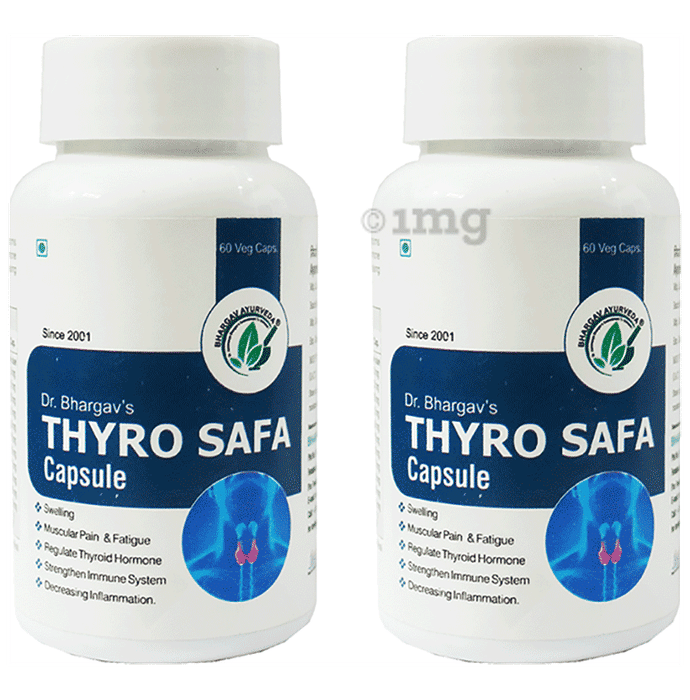 Dr.Bhargav’s Thyro Safa Veg Capsule (60 Each): Buy combo pack of 2.0 ...