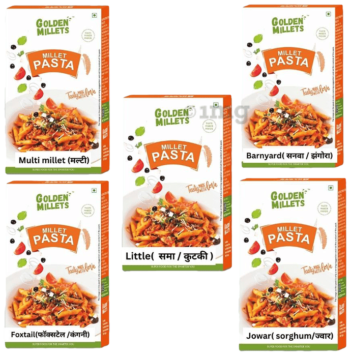 Golden Millets Combo Pack of Multi Millet, Foxtail, Little, Barnyard ...