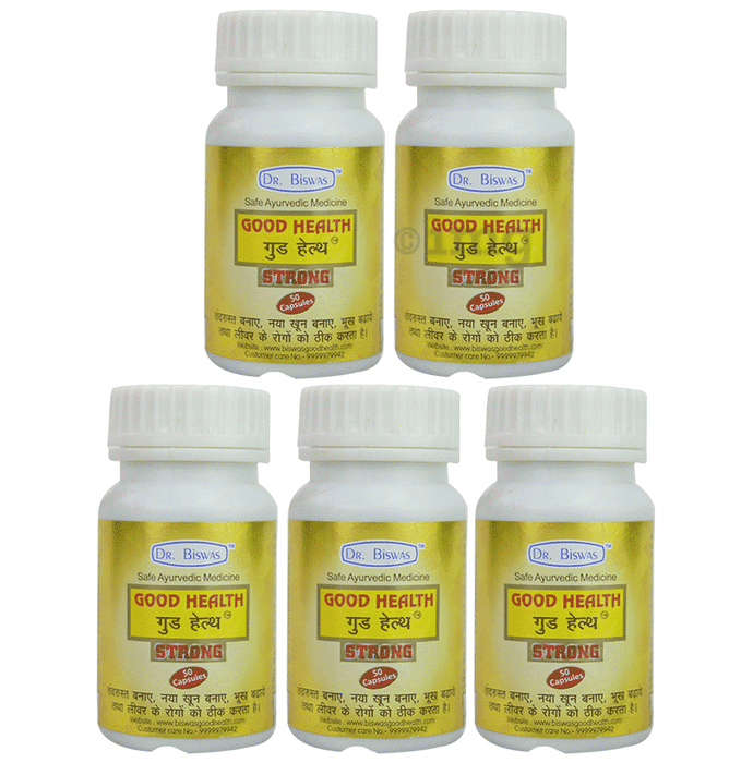 Dr Biswas Good Health Strong Capsule 50 Each Buy Combo Pack Of 5 0