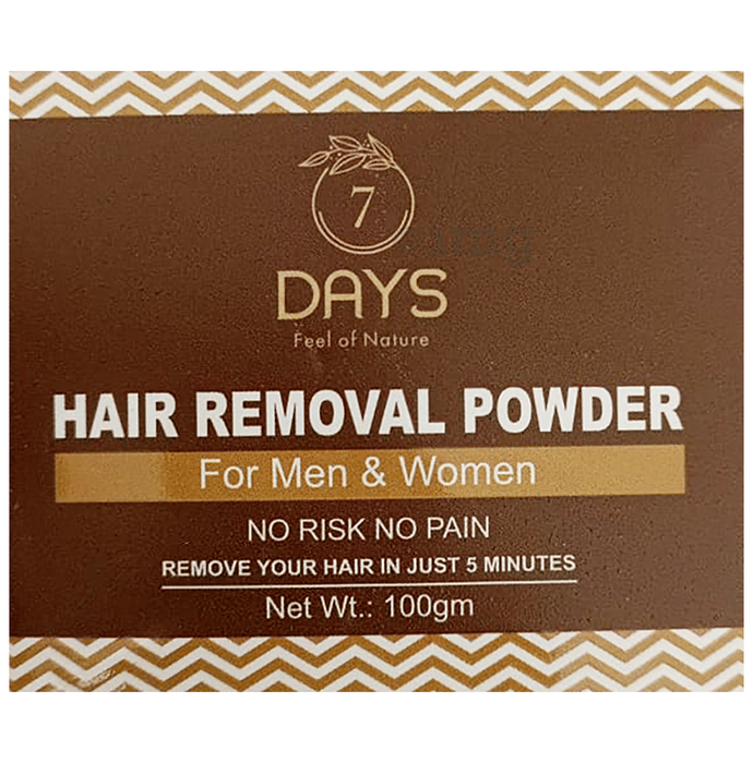 7Days Hair Removal Powder: Buy jar of 100.0 gm Powder at best price in ...