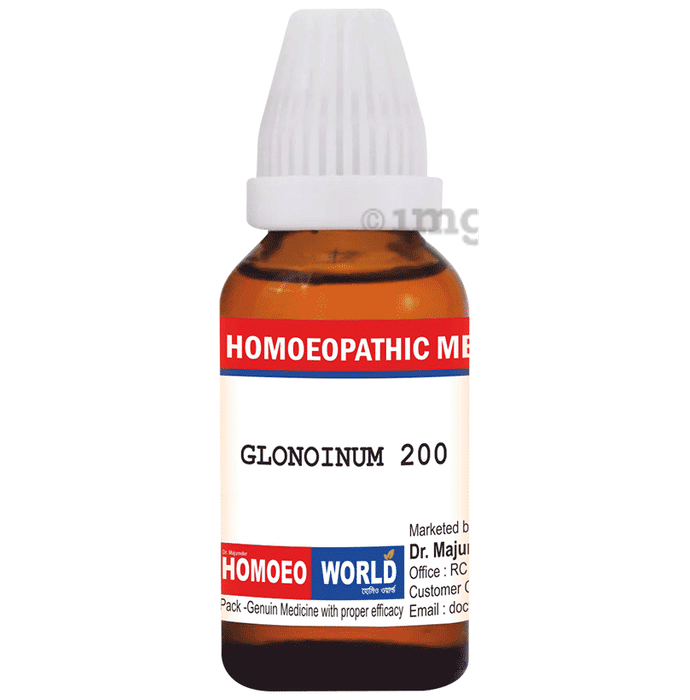 Dr. Majumder Homeo World Glonoinum Dilution (30ml Each) 200: Buy combo ...
