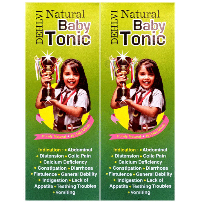 Dehlvi Natural Baby Tonic (100ml Each): Buy combo pack of 2.0 Packs at ...