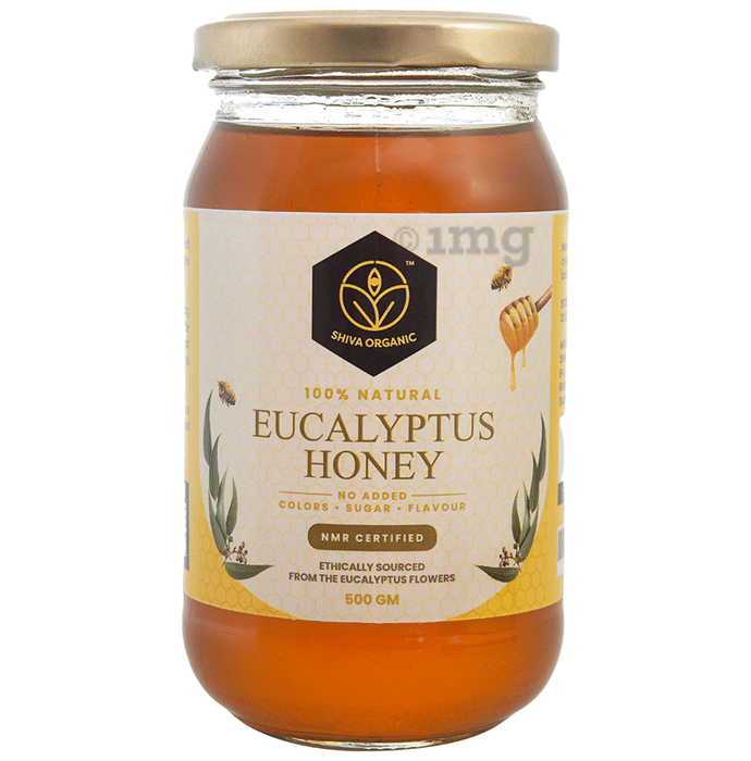 Shiva Organic Eucalyptus 100% Natural Honey: Buy jar of 500.0 gm Paste at best price in India | 1mg
