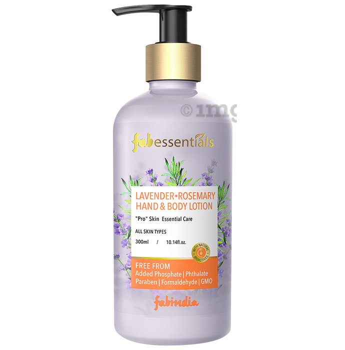 Fabessentials Lavender & Rosemary Hand & Body Lotion: Buy pump bottle of 300.0 ml Lotion at best ...