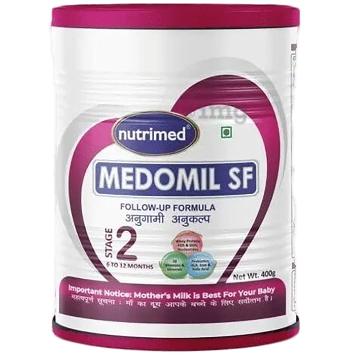 Nutrimed Medomil SF Follow-Up Formula Stage 2 (6 to 12 Months): Buy Tin ...