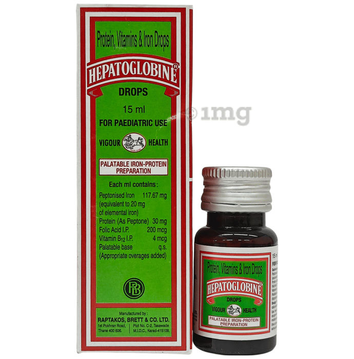 Hepatoglobine Drop: Buy packet of 15.0 ml Drop at best price in India | 1mg