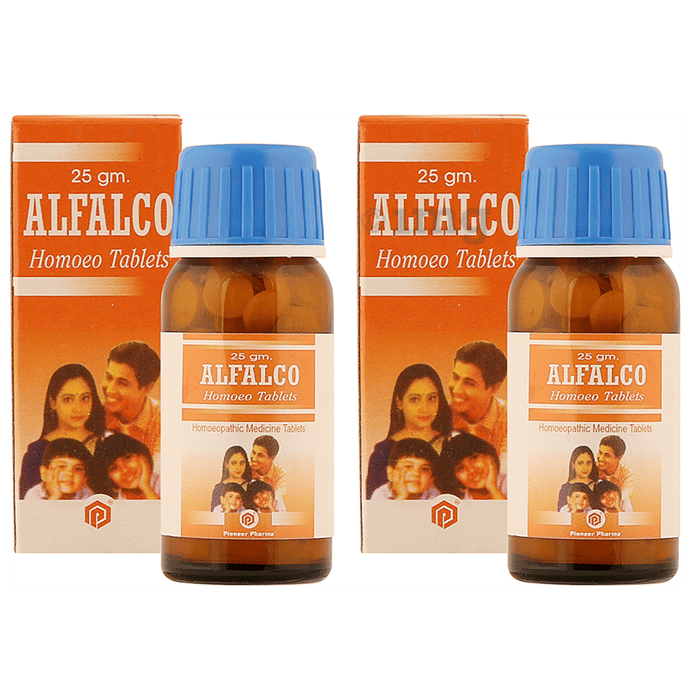 Pioneer Pharma Alfalco Homoeo Tablet (25gm Each): Buy combo pack of 2.0 ...