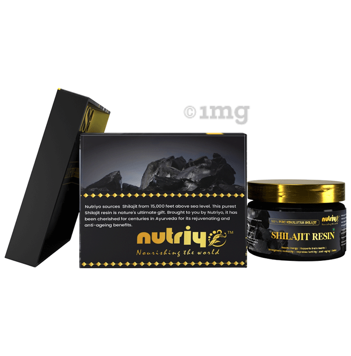 Nutriyo Nourishing The World Resin 100% Himalayan Shilajit: Buy jar of ...