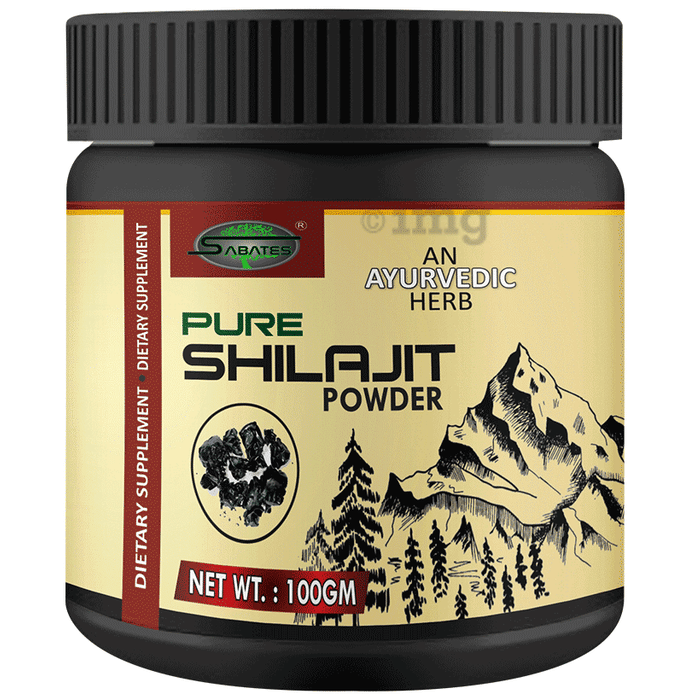 Sabates Pure Shilajit Powder: Buy jar of 100.0 gm Powder at best price ...