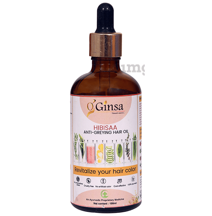 Ginsa Hibisaa Anti-Greying Hair Oil: Buy bottle of 100.0 ml Oil at best ...