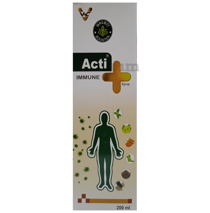 Acti Immune + Syrup: Buy bottle of 200.0 ml Syrup at 𝗯𝗲𝘀𝘁 𝗽𝗿𝗶𝗰𝗲 in ...