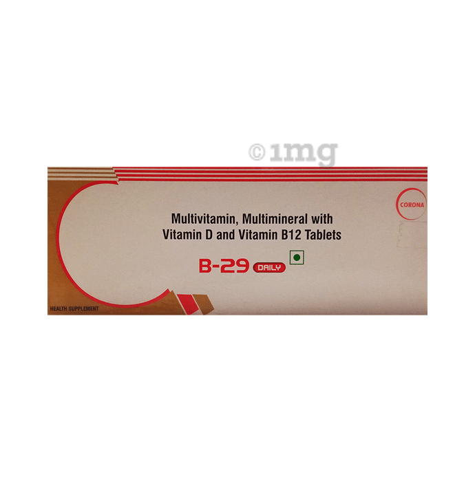 B 29 Daily Tablet: Buy strip of 15 tablets at best price in India | 1mg