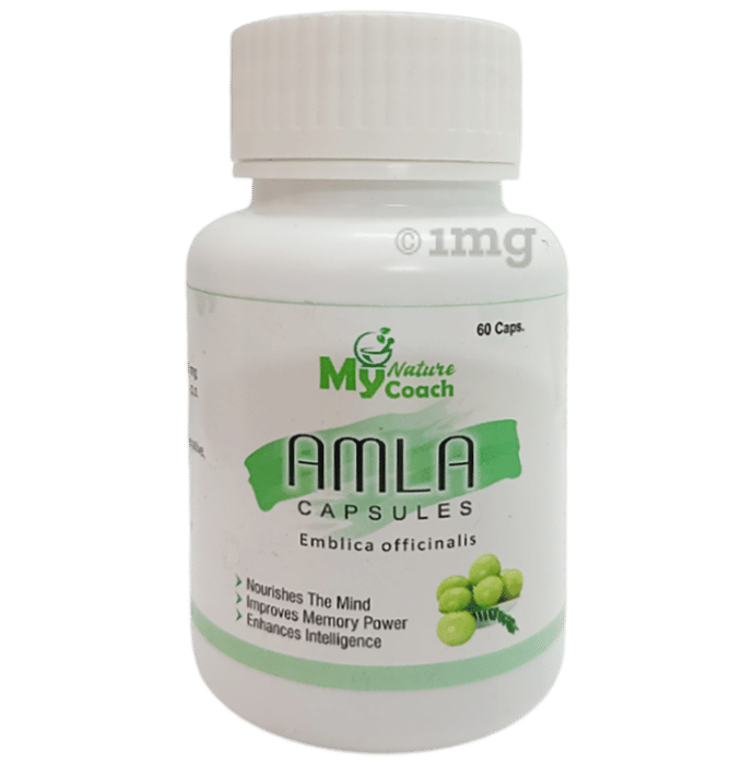 My Nature Coach Amla Capsule: Buy bottle of 60.0 capsules at 𝗯𝗲𝘀𝘁 𝗽𝗿𝗶𝗰𝗲 in India | 1mg