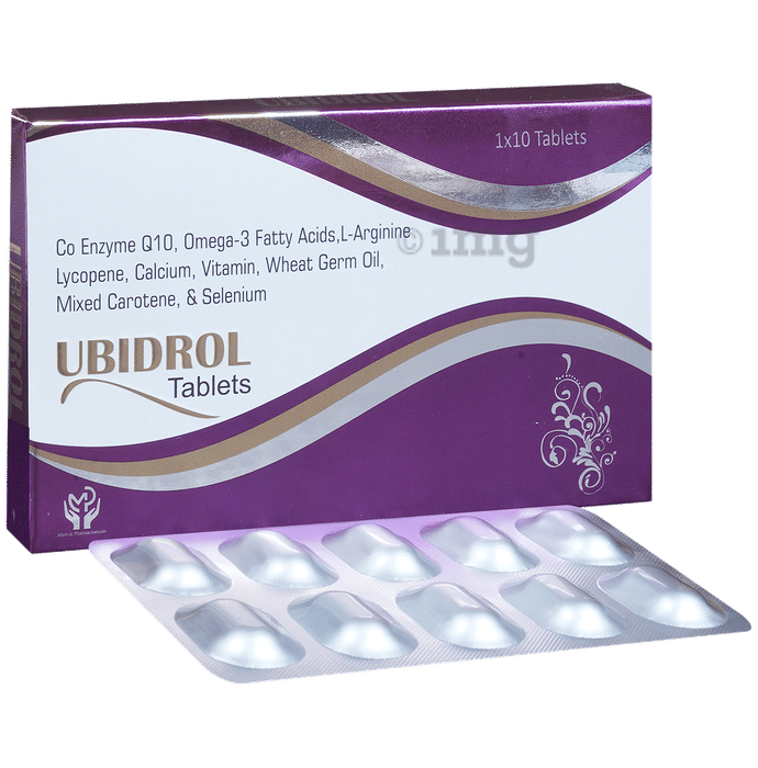 Ubidrol Tablet: Buy strip of 10.0 tablets at best price in India | 1mg