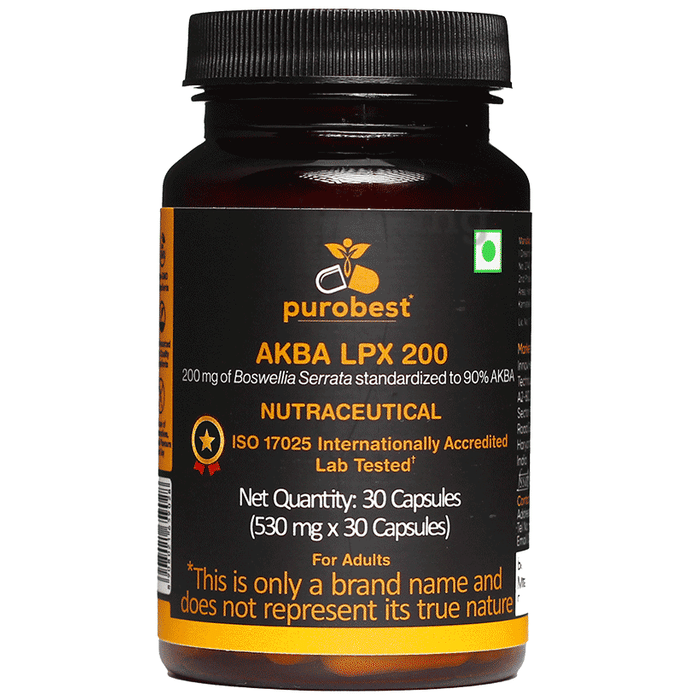 Purobest AKBA LPX 200 Capsule: Buy bottle of 30.0 capsules at best ...