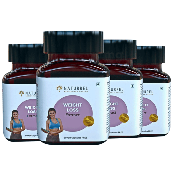 Naturrel Weight Loss Extract Capsule (60 Each): Buy combo pack of 4.0 ...