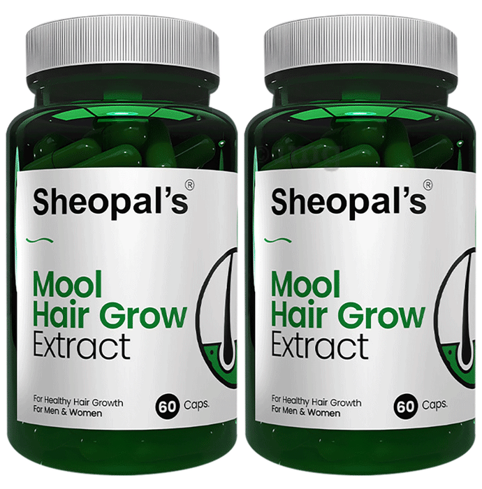 Sheopal's Mool Hair Grow Capsule (60 Each): Buy combo pack of 2.0 ...
