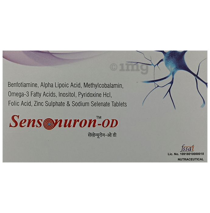 Sensonuron-OD Tablet: Buy strip of 10.0 tablets at 𝗯𝗲𝘀𝘁 𝗽𝗿𝗶𝗰𝗲 in India ...