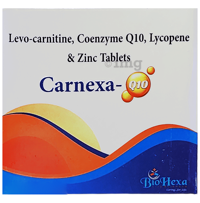Carnexa-Q10 Tablet: Buy strip of 10.0 tablets at best price in India | 1mg
