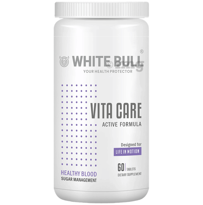 White Bull Vita Care Tablet: Buy bottle of 60.0 tablets at best price ...