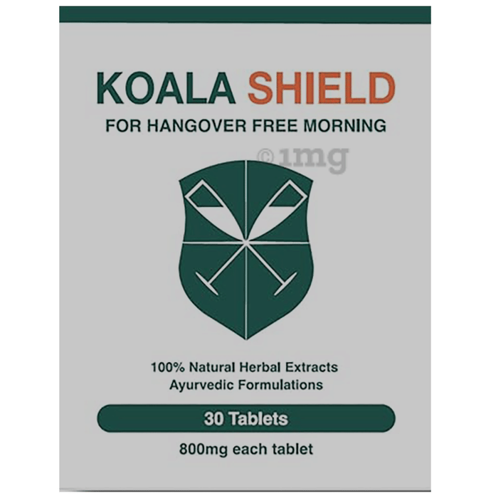 Koala Shield for Hangover Free Morning Tablet (30 Each): Buy box of 1.0 ...