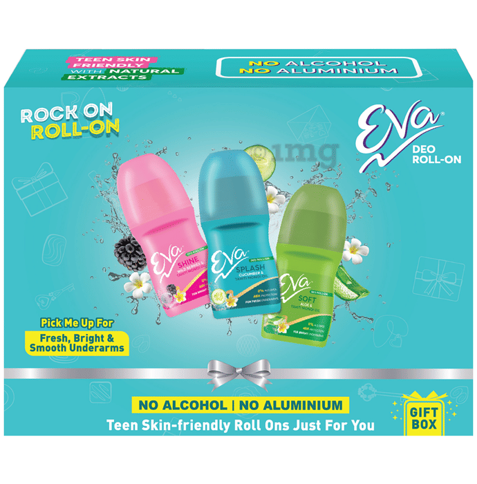 Eva Trio Fragrance Under-Arm Roll on Deodorant Gift Box: Buy box of 1.0 ...