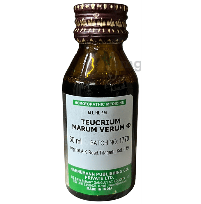 Hapco Teucrium Merum Verum Mother Tincture Q: Buy bottle of 30.0 ml ...